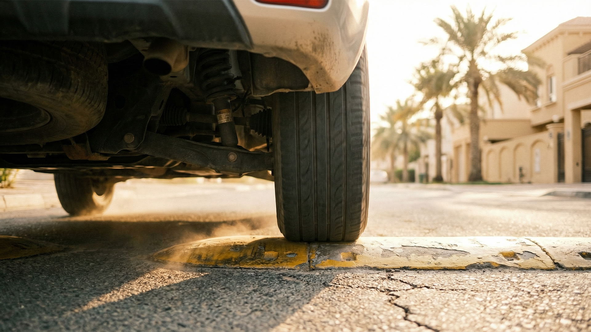 How Speed Bumps Damage Your Suspension in Dubai